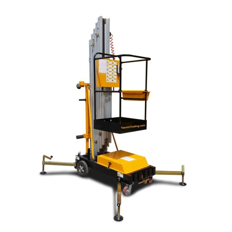 Single Mast Man Lift SR1000 - Yasmin Trading