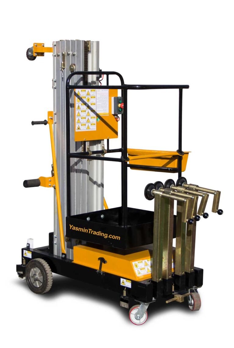 Single Mast Man Lift SR800 - Yasmin Trading