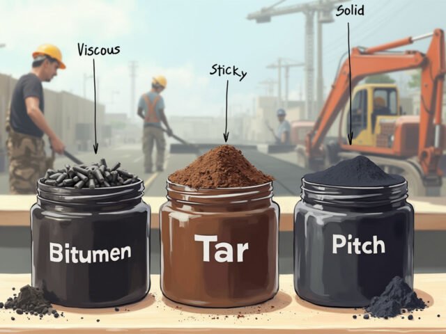 Bitumen vs Tar vs Pitch: Which to Use & Why (2025 Guide) - Yasmin Trading