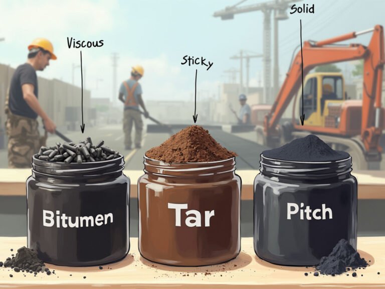 Bitumen vs Tar vs Pitch: Which to Use & Why (2025 Guide) - Yasmin Trading