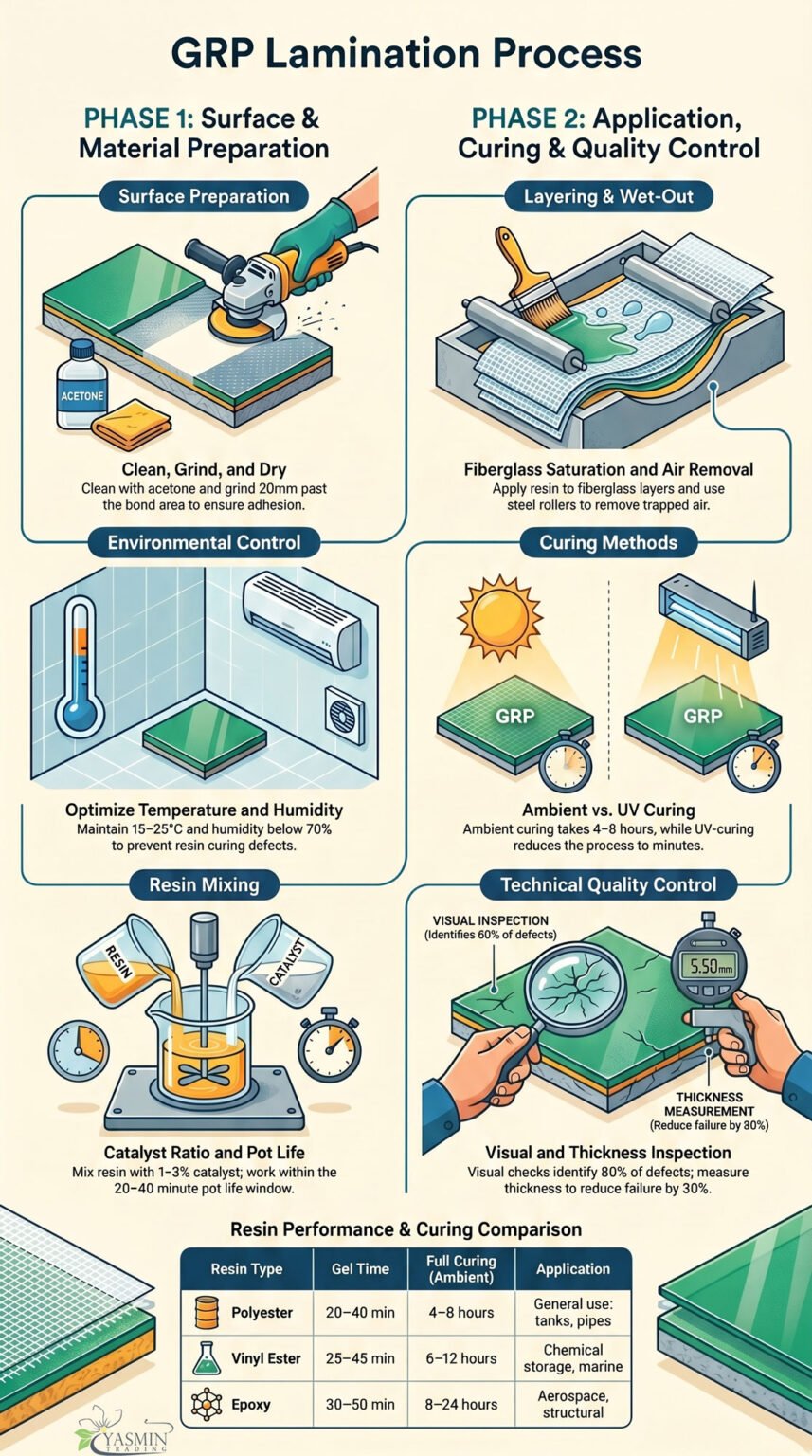 GRP Lamination Process: Tools, and Techniques You Need to Know - Yasmin ...