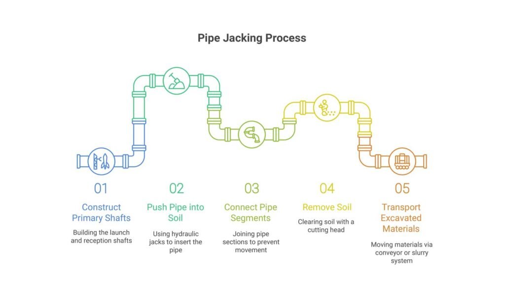 Pipe Jacking in Construction: Key Components, Force Calculations, and ...